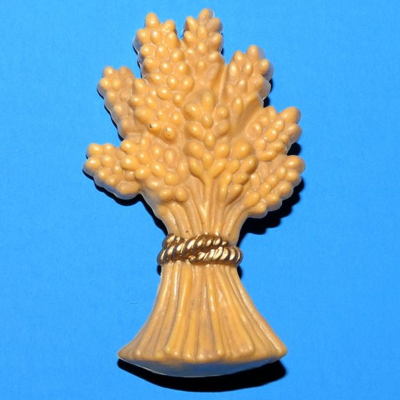 Jewelry | Vintage Wheat Stalk Brooch Pin Grain Plastic Thanksgiving ...